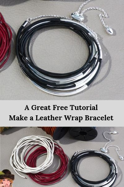Leather Wrap Bracelets to make with this Best Free Tutorial
